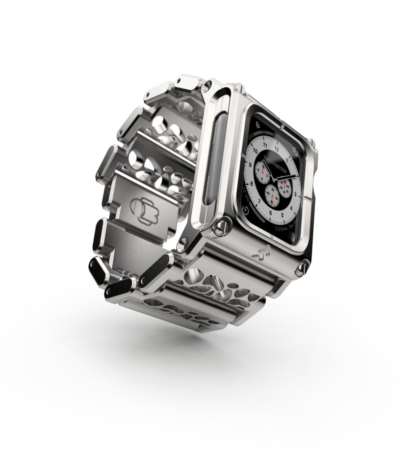 MW-02 Apple Watch Case - Luxury Stainless Steel Design – EXONAUTE