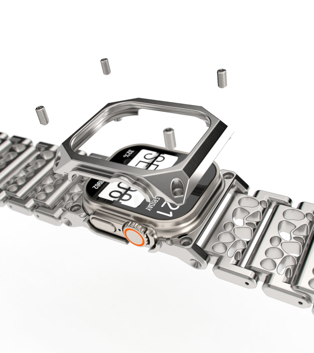 MW-02-U Apple Watch Case - Luxury Stainless Steel Design – EXONAUTE